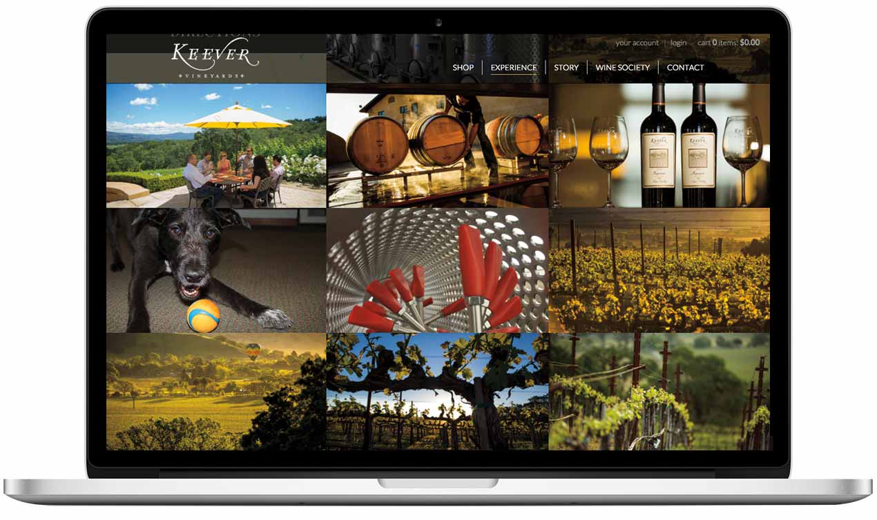 Keever Vineyards WineDirect to Commerce7 Rebuild | Tarfoot